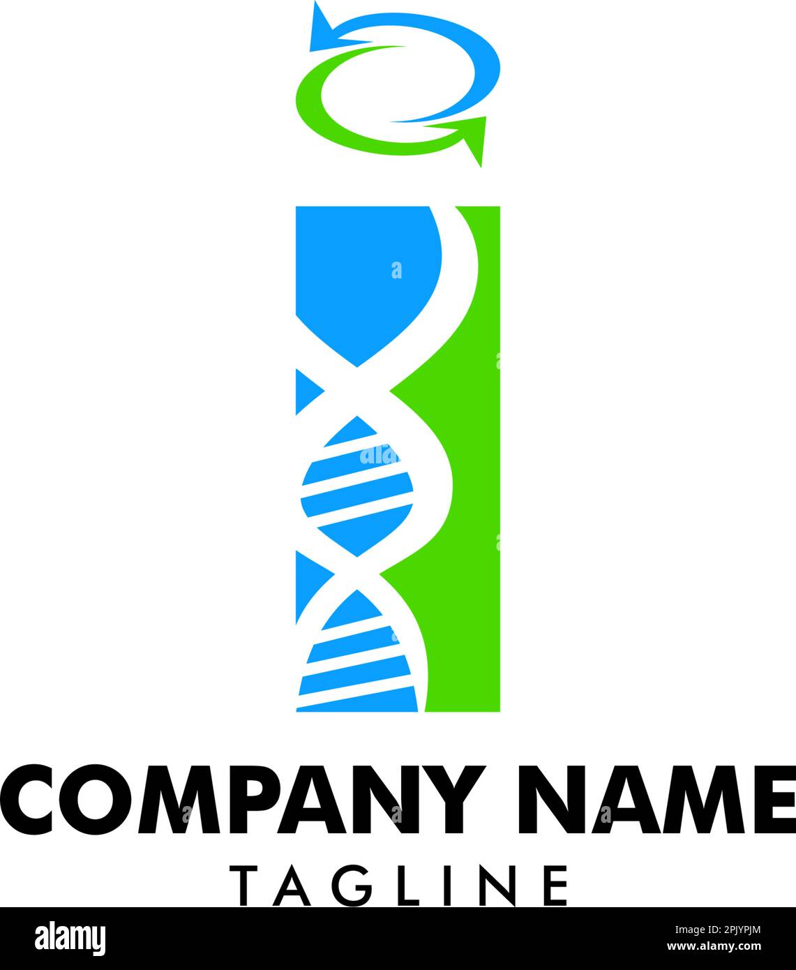 Letter I DNA Design Logo Vector Stock Vector Image & Art - Alamy