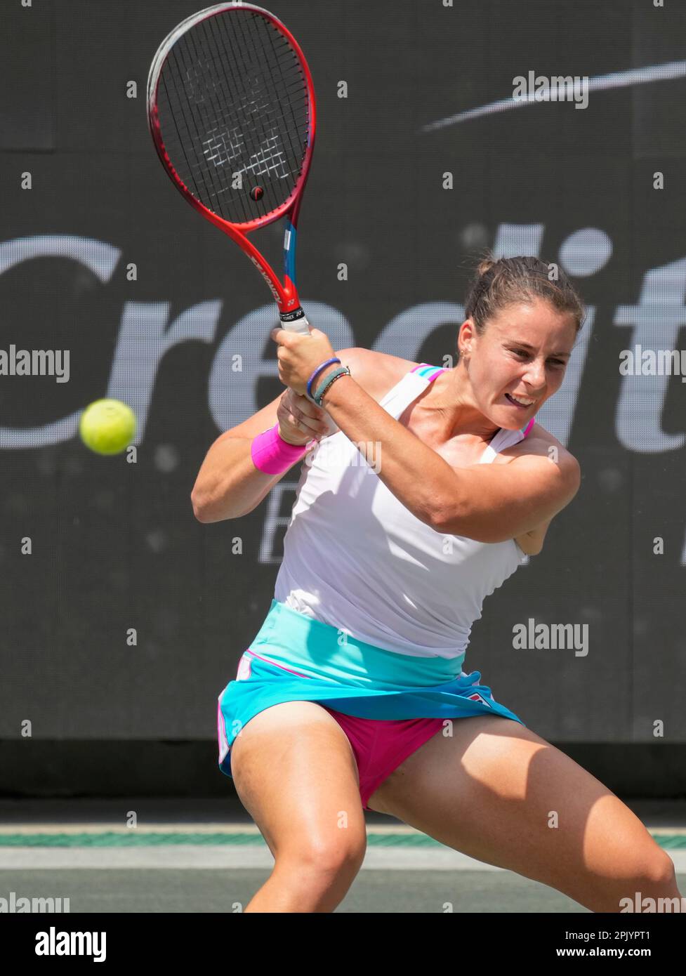 April 4, 2023: Emma Navarro (USA loses to Madison Keys (USA), 6-4, 6-3 ...
