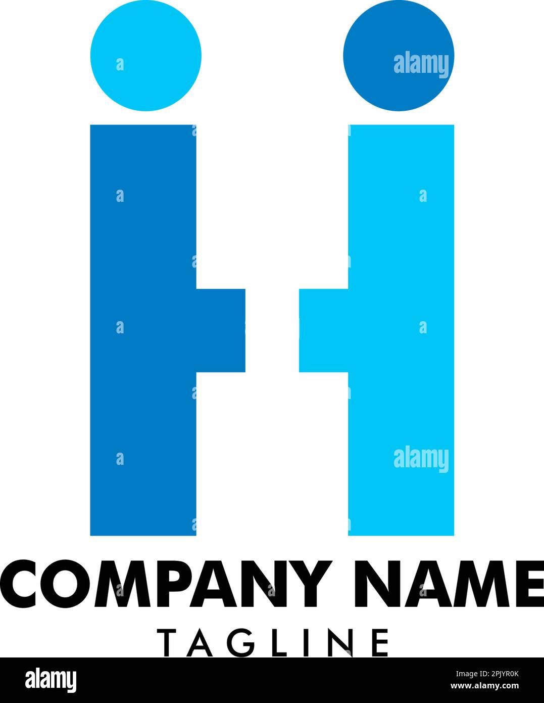 Creative letterhead design abstract blue Cut Out Stock Images ...