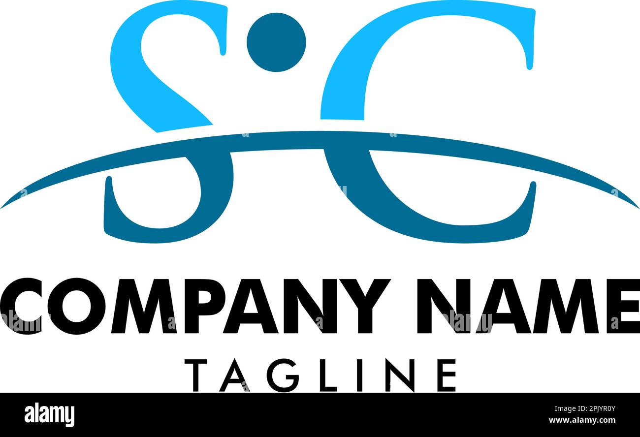 Initial Letter SC Logo Template Design Stock Vector Image & Art - Alamy