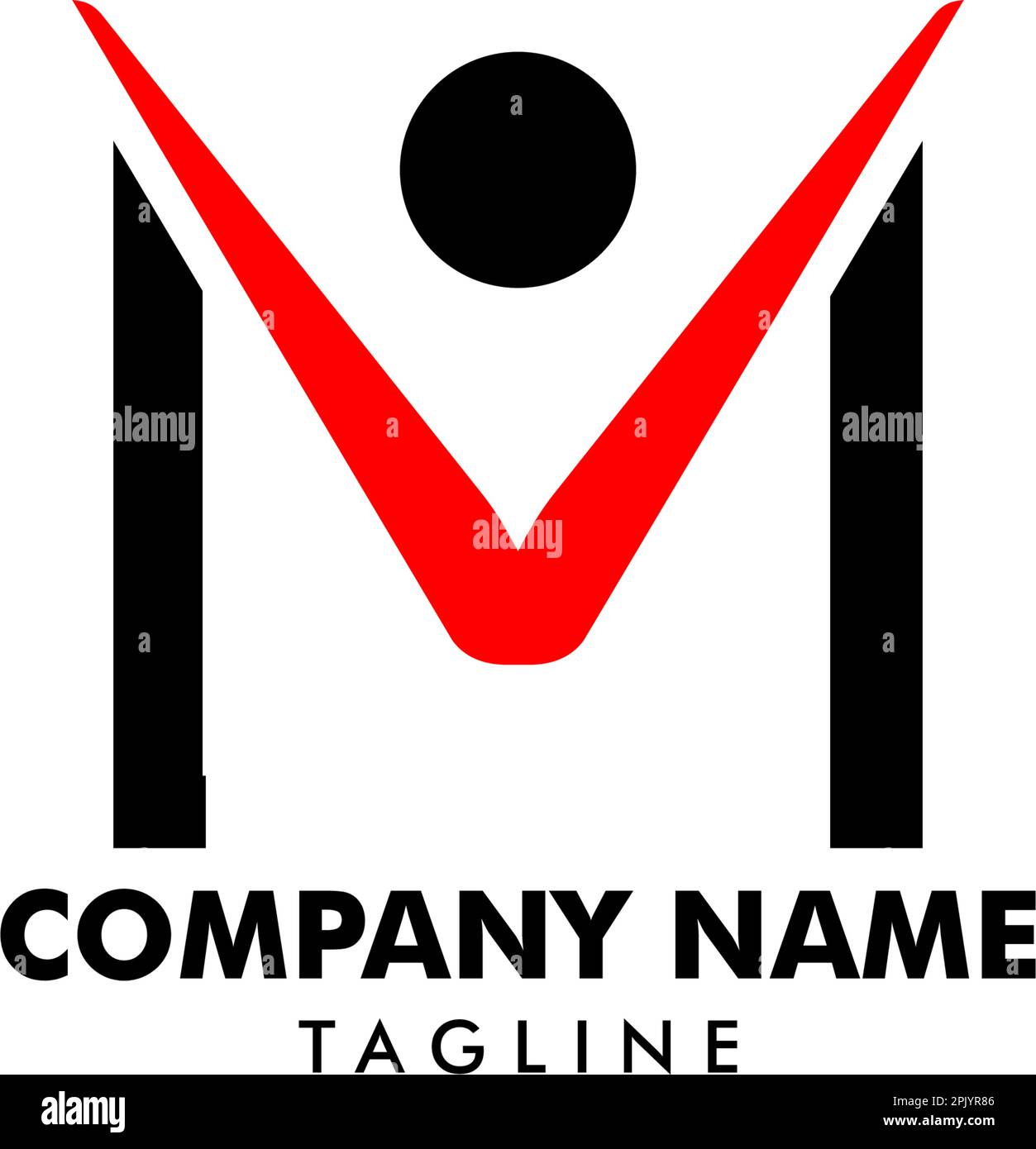 Letter M People Logo Design Inspiration Stock Vector Image & Art - Alamy