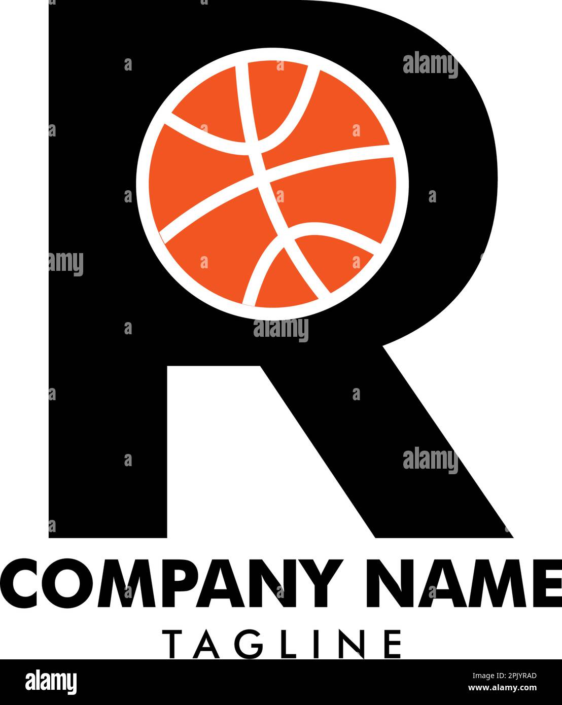 Dynamic basketball logo hi-res stock photography and images - Alamy