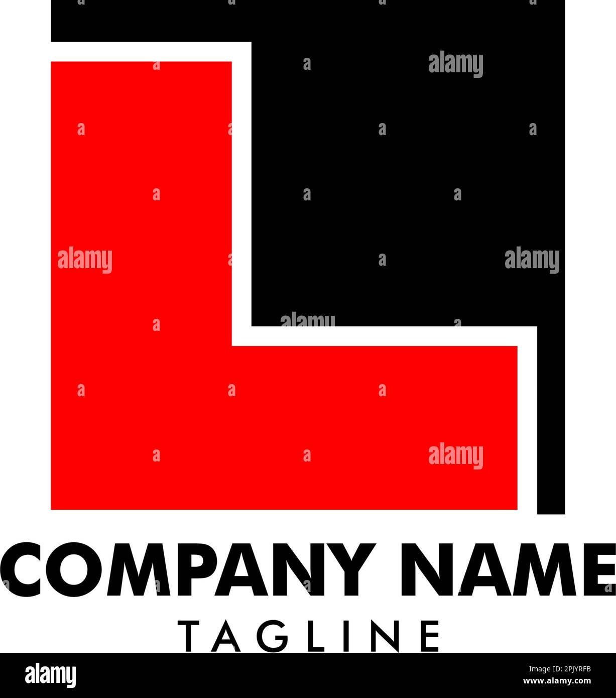 Letter L and Square Logo vector design Stock Vector Image & Art - Alamy