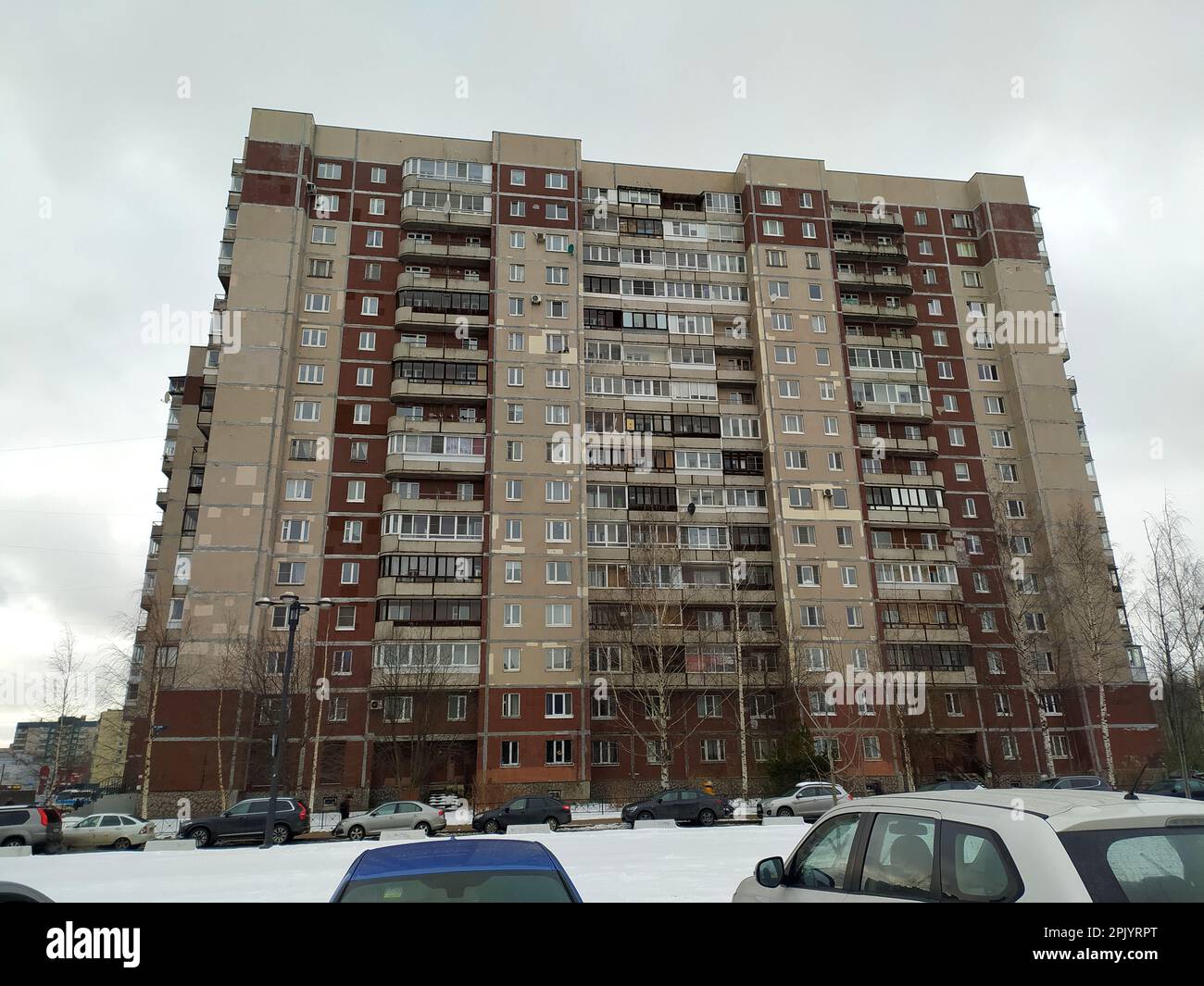 Russian Federation. Saint-Petersburg. Spring, April 2023. Residential ...