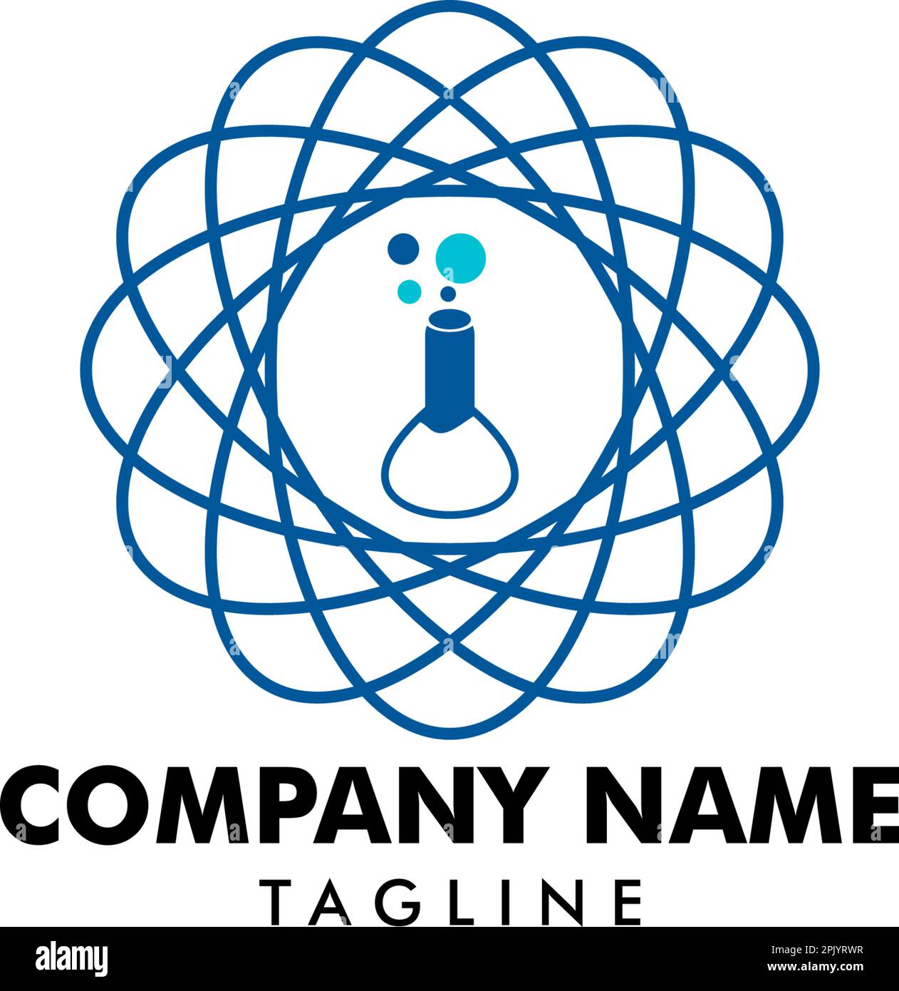 Laboratorium Logo Template Stock Vector Image & Art - Alamy