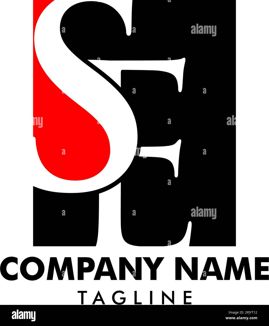 Initial Letter SE Logo Icon Design Template Stock Vector Image & Art ...