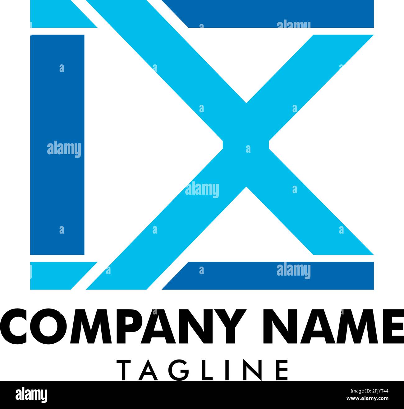 Initial Letter IX Logo Template Design Stock Vector Image & Art - Alamy