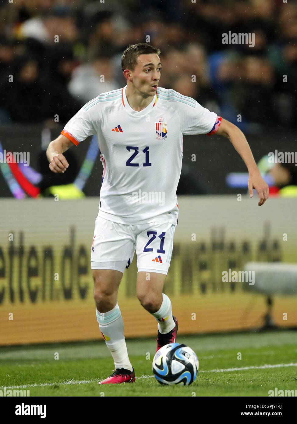 COLOGNE - Timothy Castagne of Belgium during the friendly match between ...