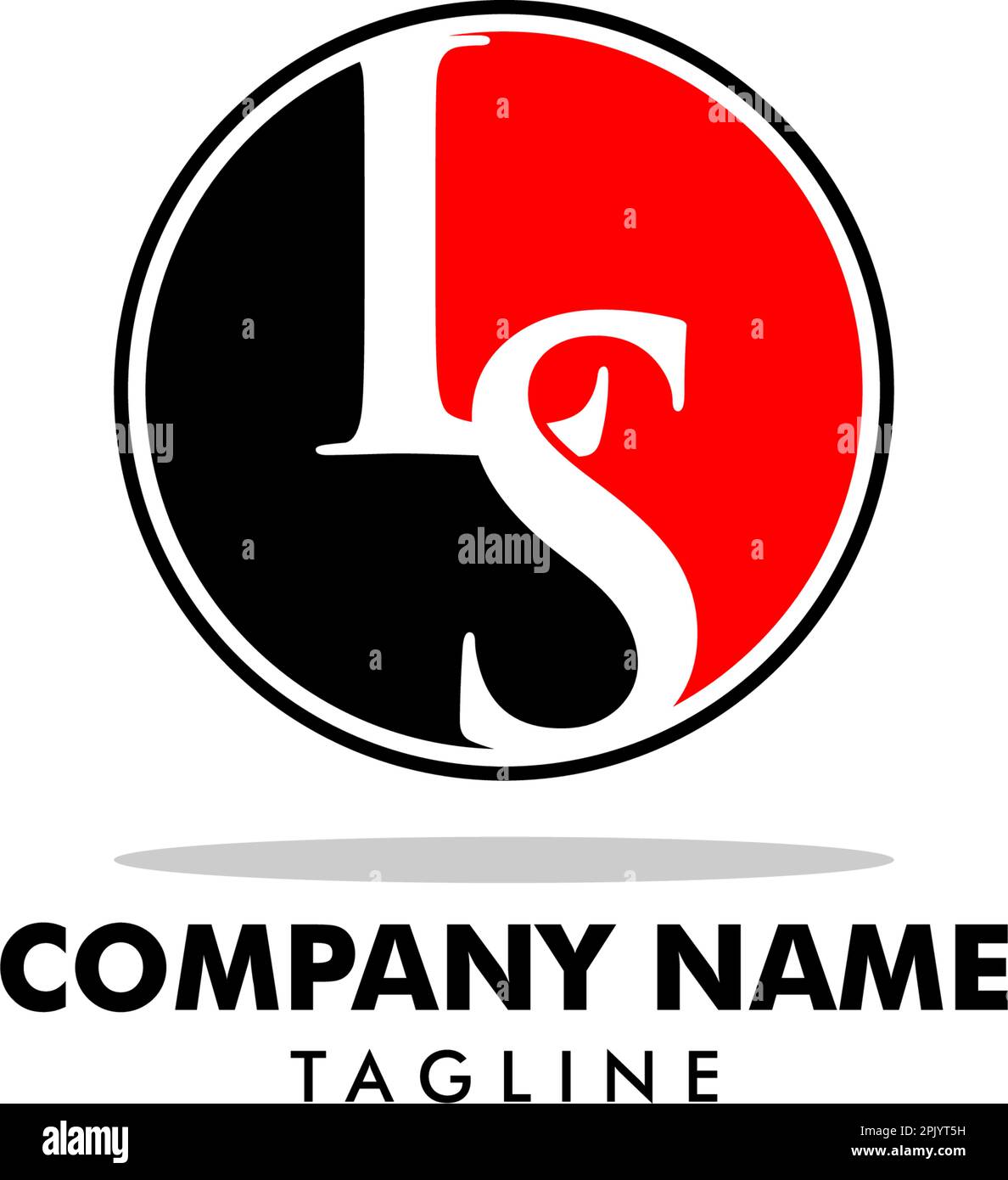 Initial Letter LS Logo Template Design Stock Vector Image & Art - Alamy