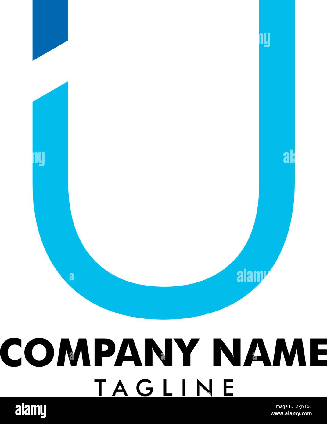 Initial Letter IU Logo Template Design Stock Vector Image & Art - Alamy