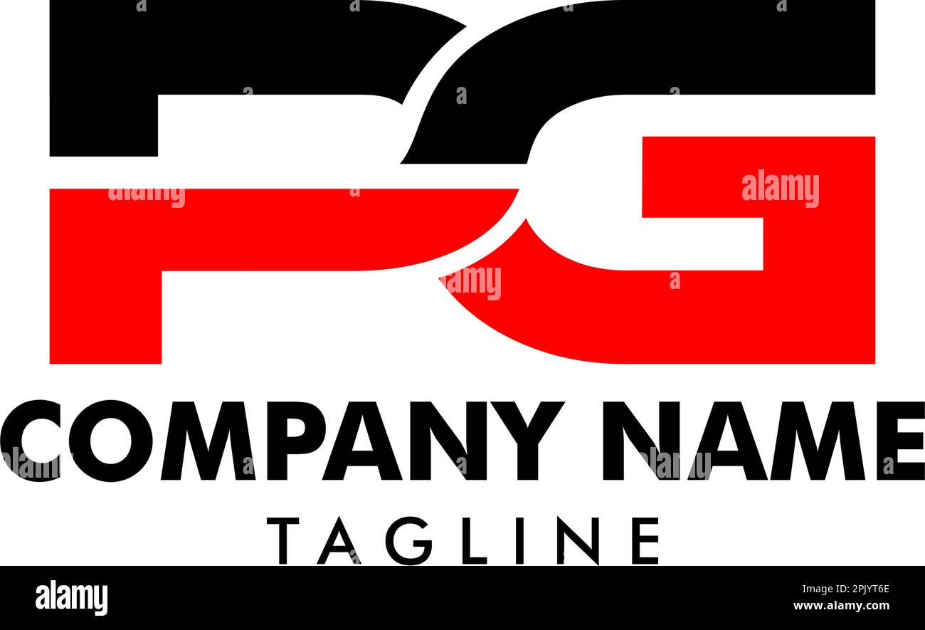 Initial Letter PG Logo Template Design Stock Vector Image & Art - Alamy