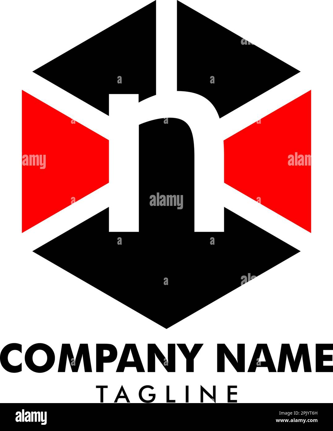 Initial Letter N Logo Template Design Stock Vector Image & Art - Alamy