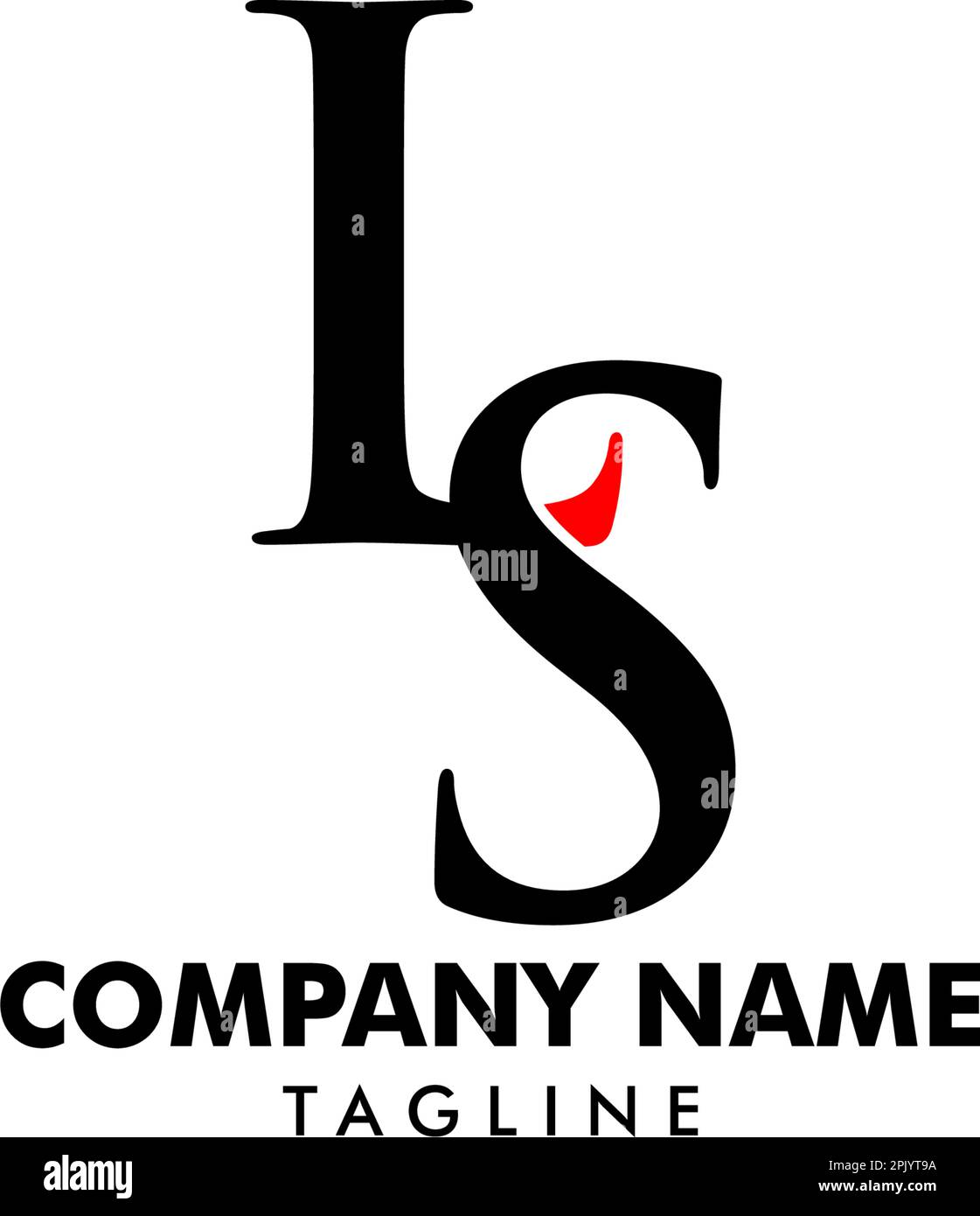 Initial Letter LS Logo Template Design Stock Vector Image & Art - Alamy