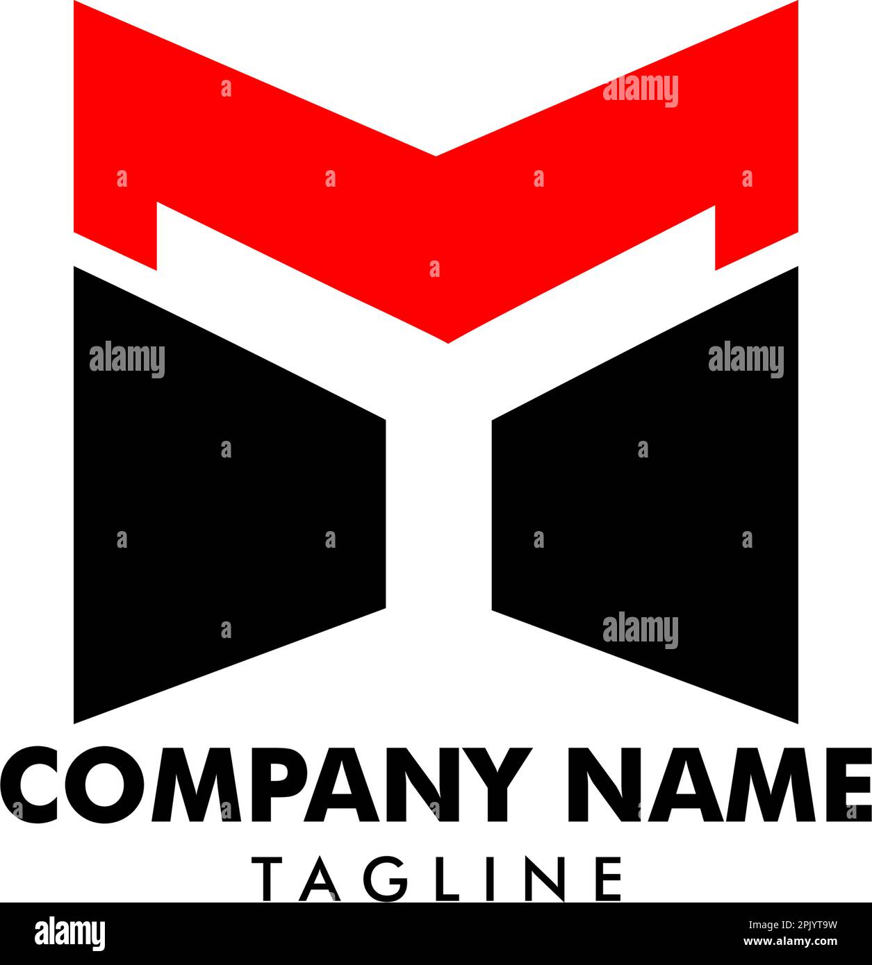 My letter logo hi-res stock photography and images - Alamy
