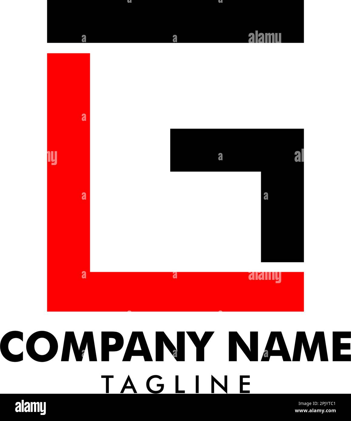 Initial Letter LG Logo Template Design Stock Vector Image & Art - Alamy