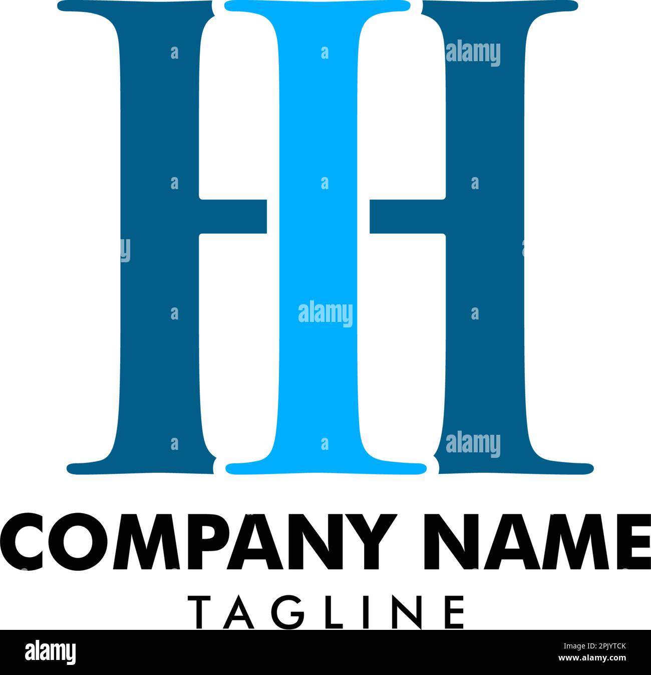 Initial Letter IH Logo Template Design Stock Vector Image & Art - Alamy