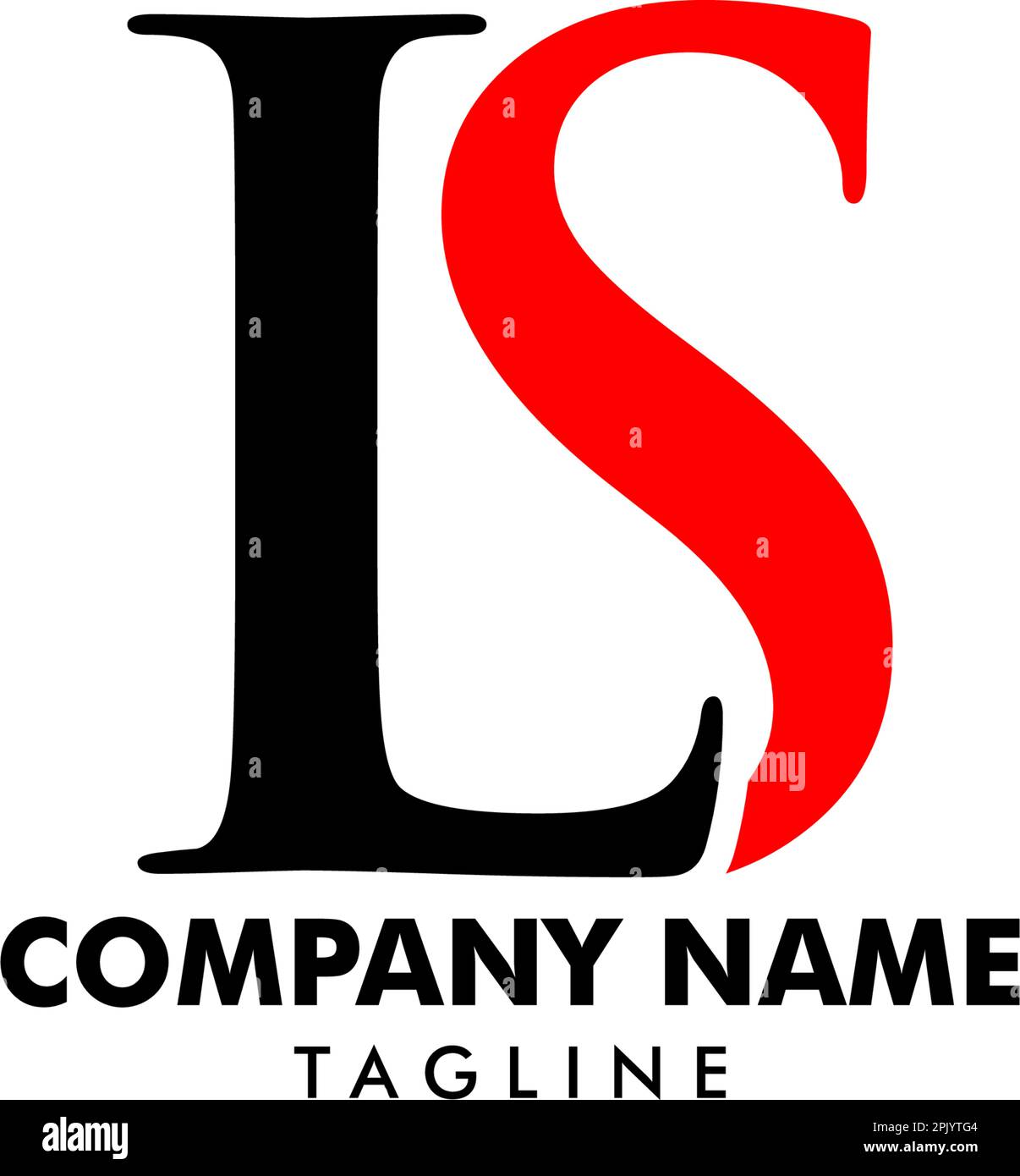 Initial Letter LS Logo Template Design Stock Vector Image & Art - Alamy