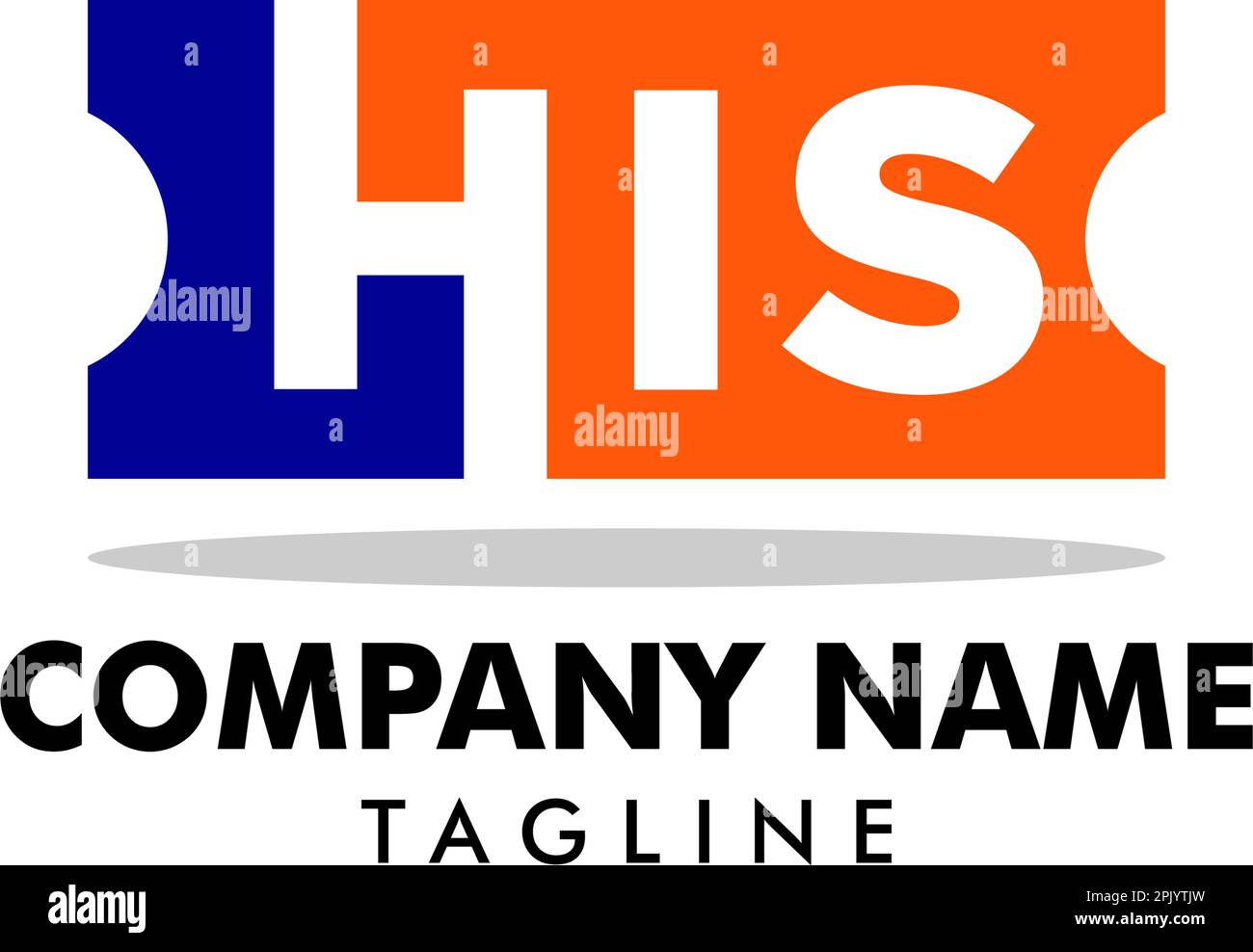 Initial Letter HIS Logo Template Design Stock Vector Image & Art - Alamy