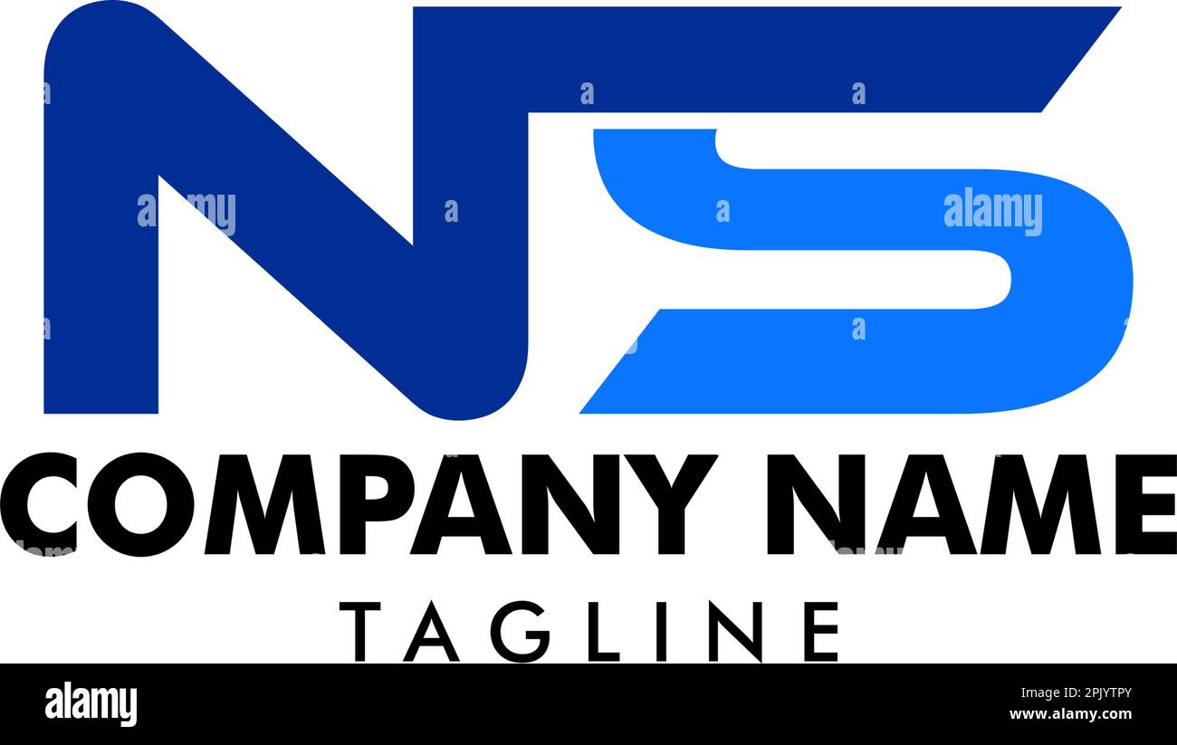 Letter ns logo hi-res stock photography and images - Alamy