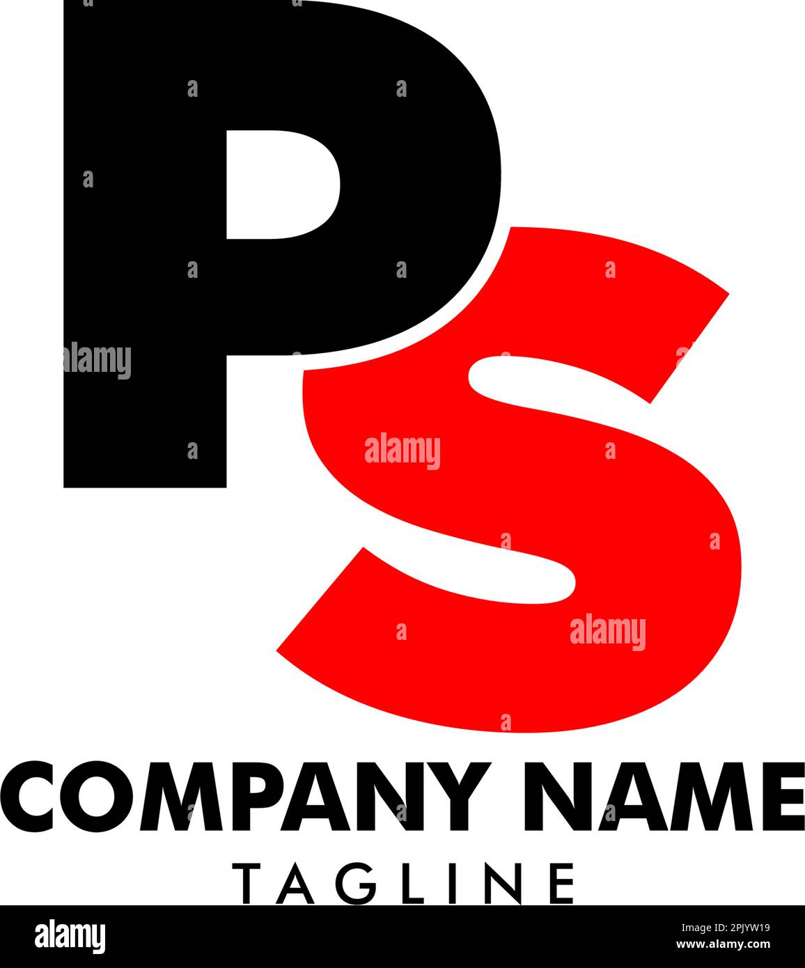 Initial Letter PS Logo Template Design Stock Vector Image & Art - Alamy