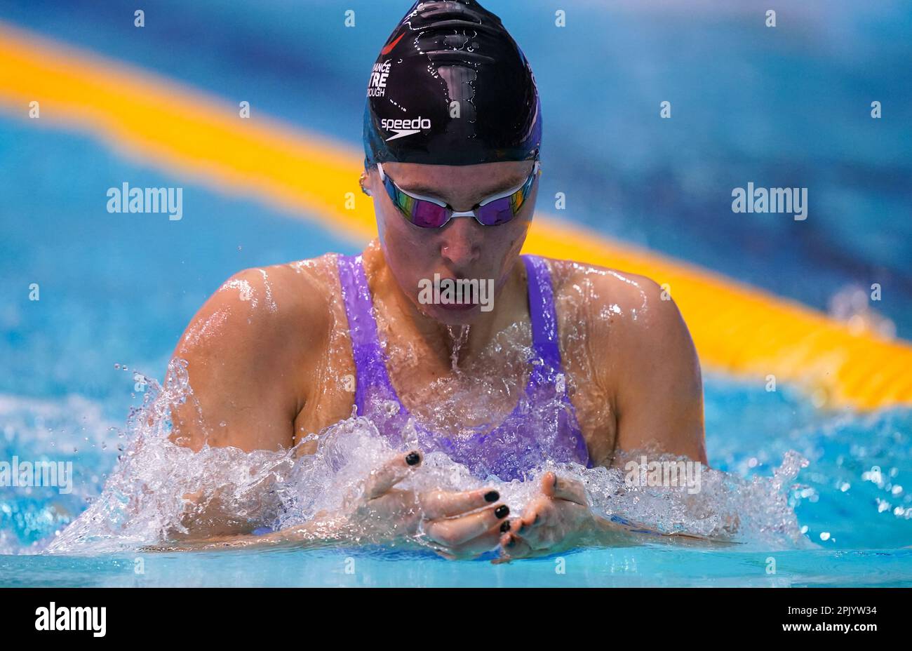 Loughborough’s Freya Colbert competes in the Women’s 400m IM Final on ...