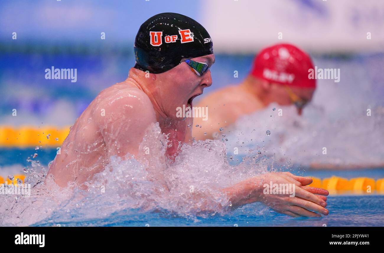 Edinburgh’s Archie Goodburn competes in the Men’s 100m Breaststroke ...