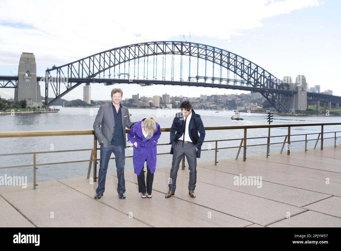Meryl Streep, Colin Firth and Dominic Cooper hold a press conference ...
