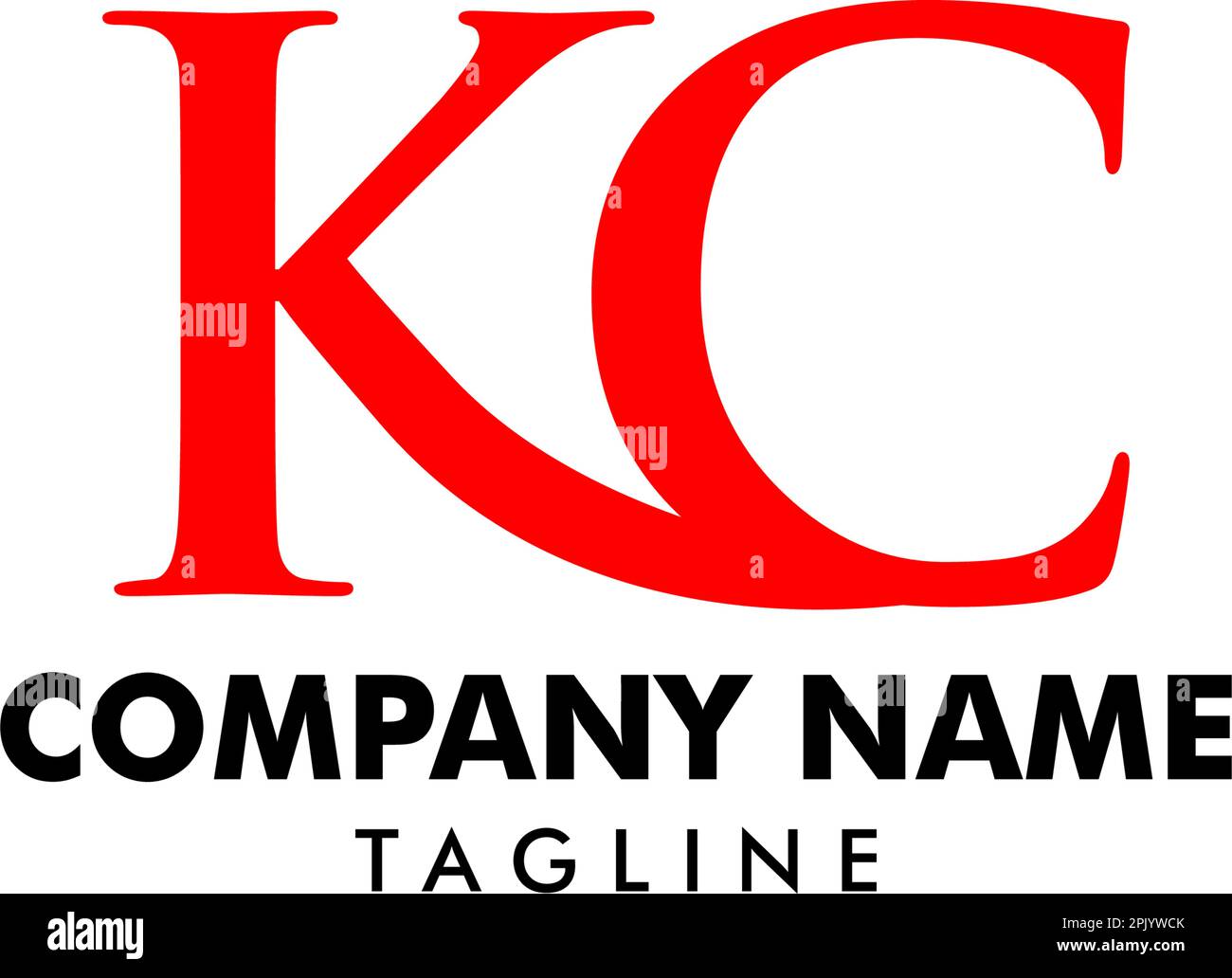 Letter kc logo hi-res stock photography and images - Alamy