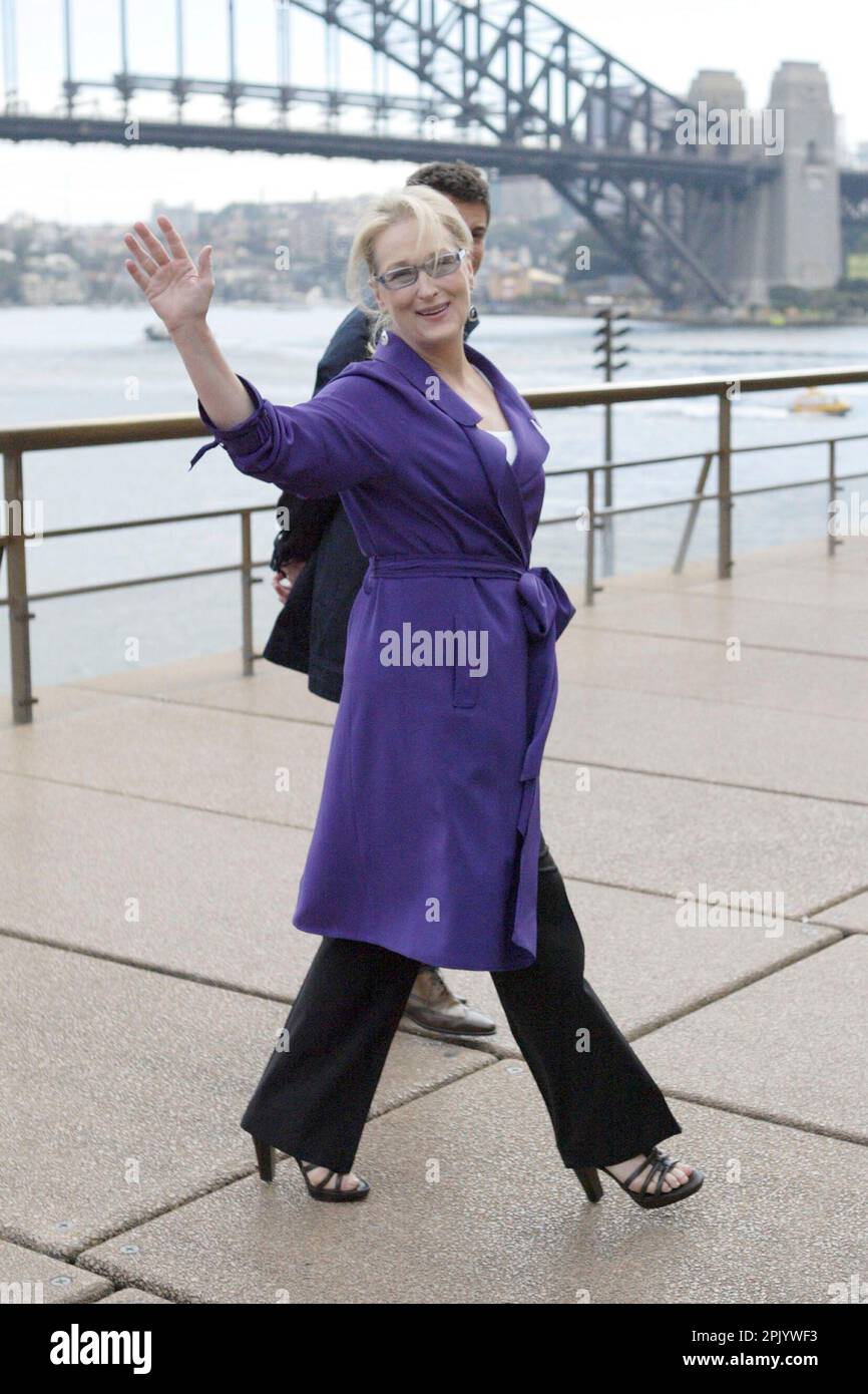 Meryl Streep, Colin Firth and Dominic Cooper hold a press conference ...