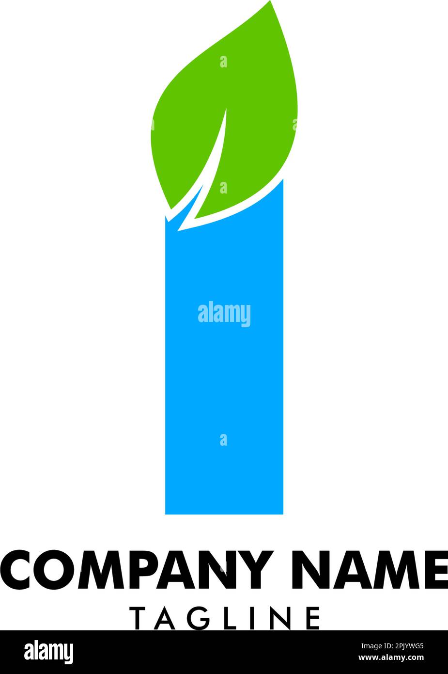 I leaf logo hi-res stock photography and images - Alamy