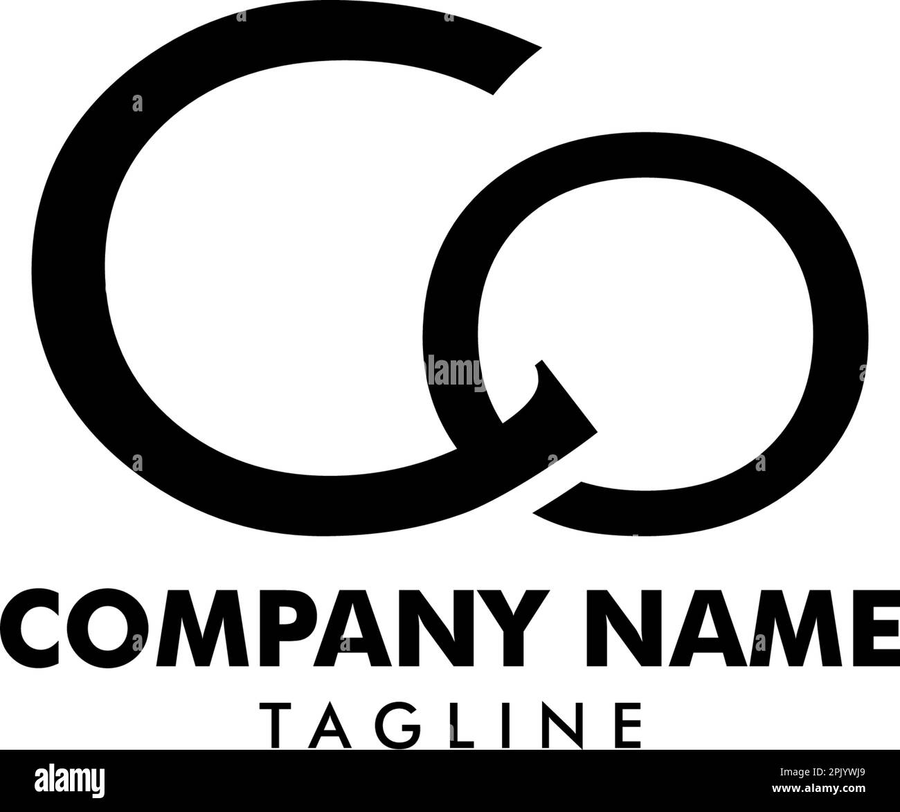 Initial letter CO logo design Stock Vector Image & Art - Alamy