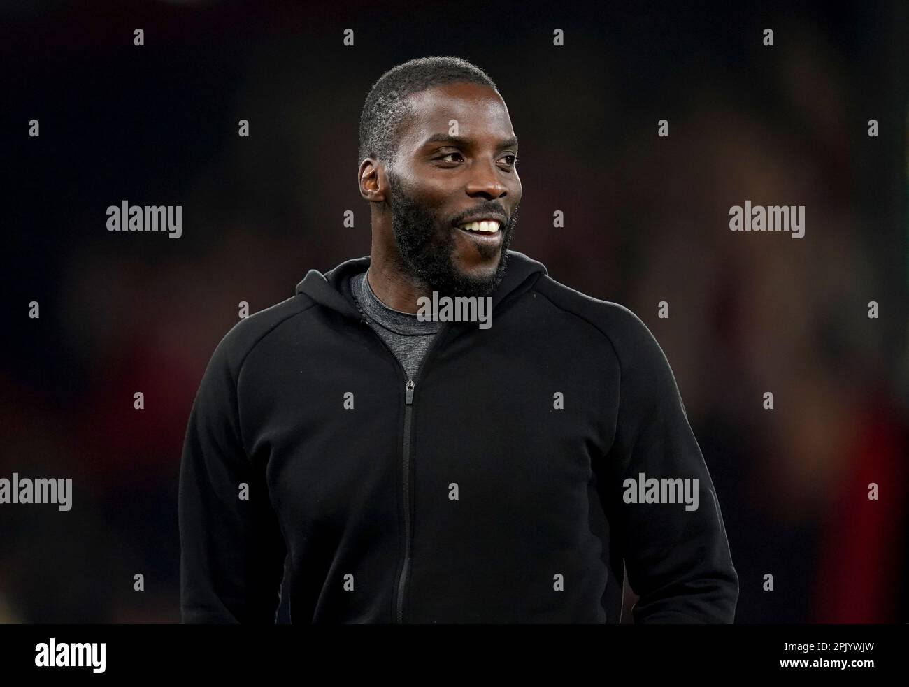 Boxer Lawrence Okolie makes a half time appearance to promote his ...