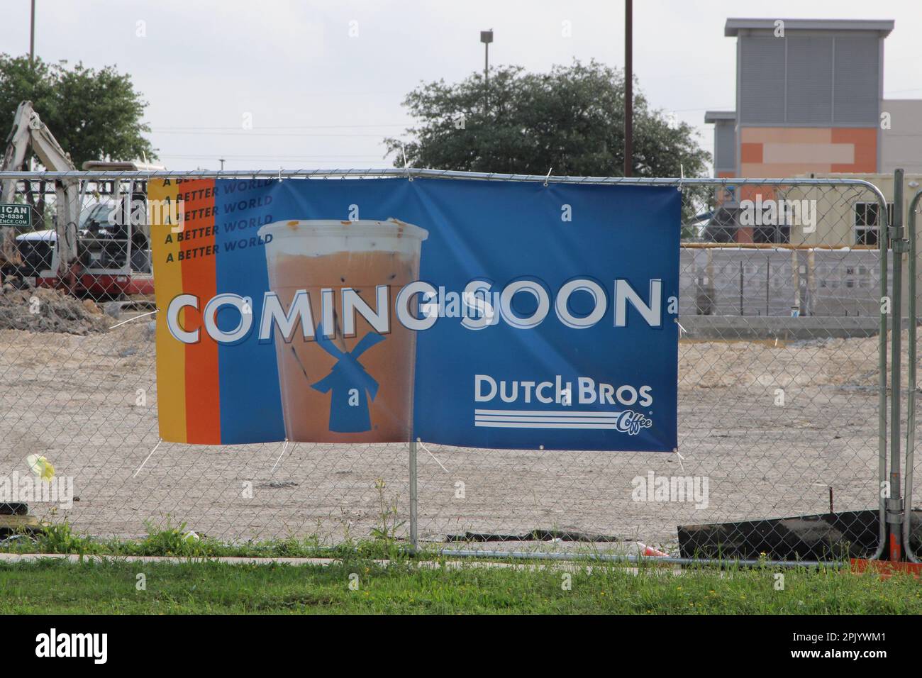 San Antonio, USA. 04th Apr, 2023. Construction is starting at a new ...