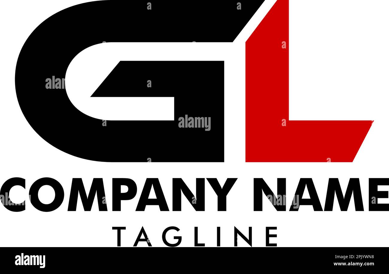 Initial Letter GL Logo Template Design Stock Vector Image & Art - Alamy