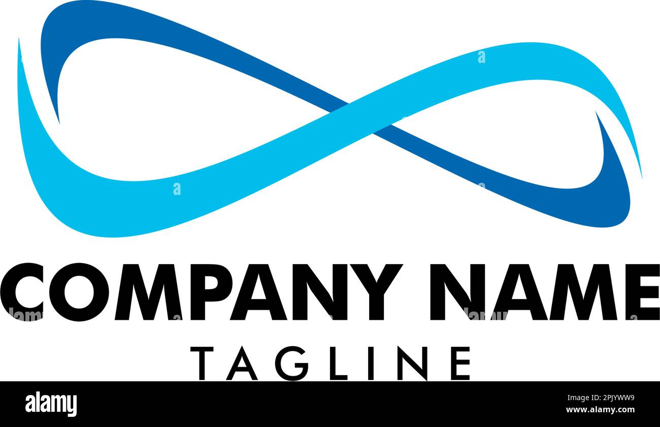 Infinity Symbol Logo Design Vector Illustration Stock Vector Image ...