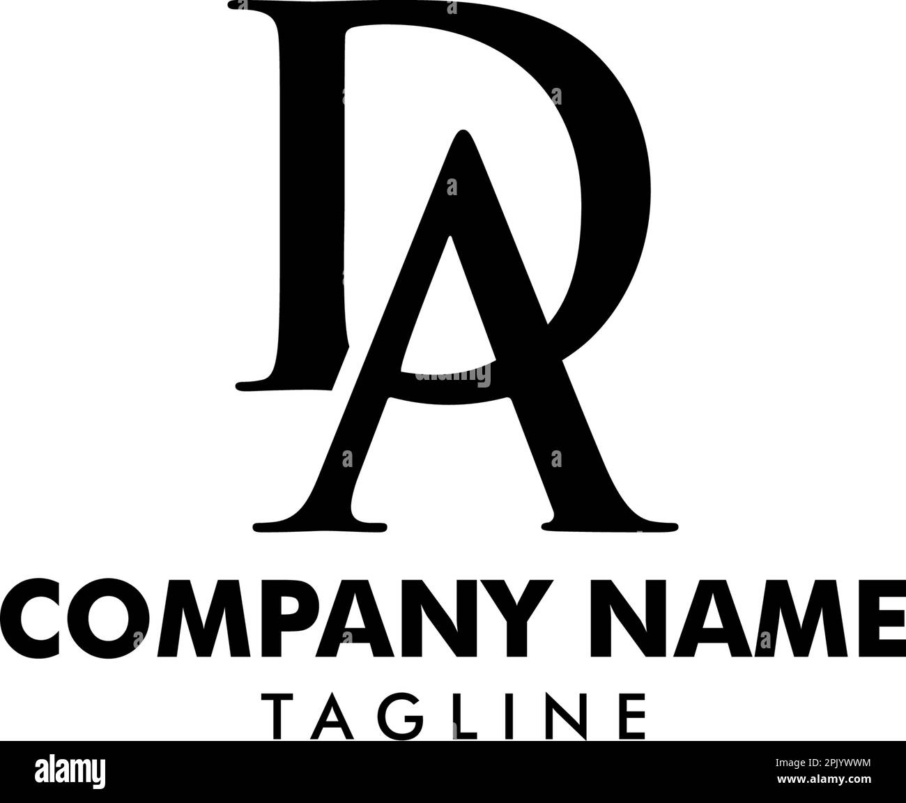 Letter da logo hi-res stock photography and images - Alamy