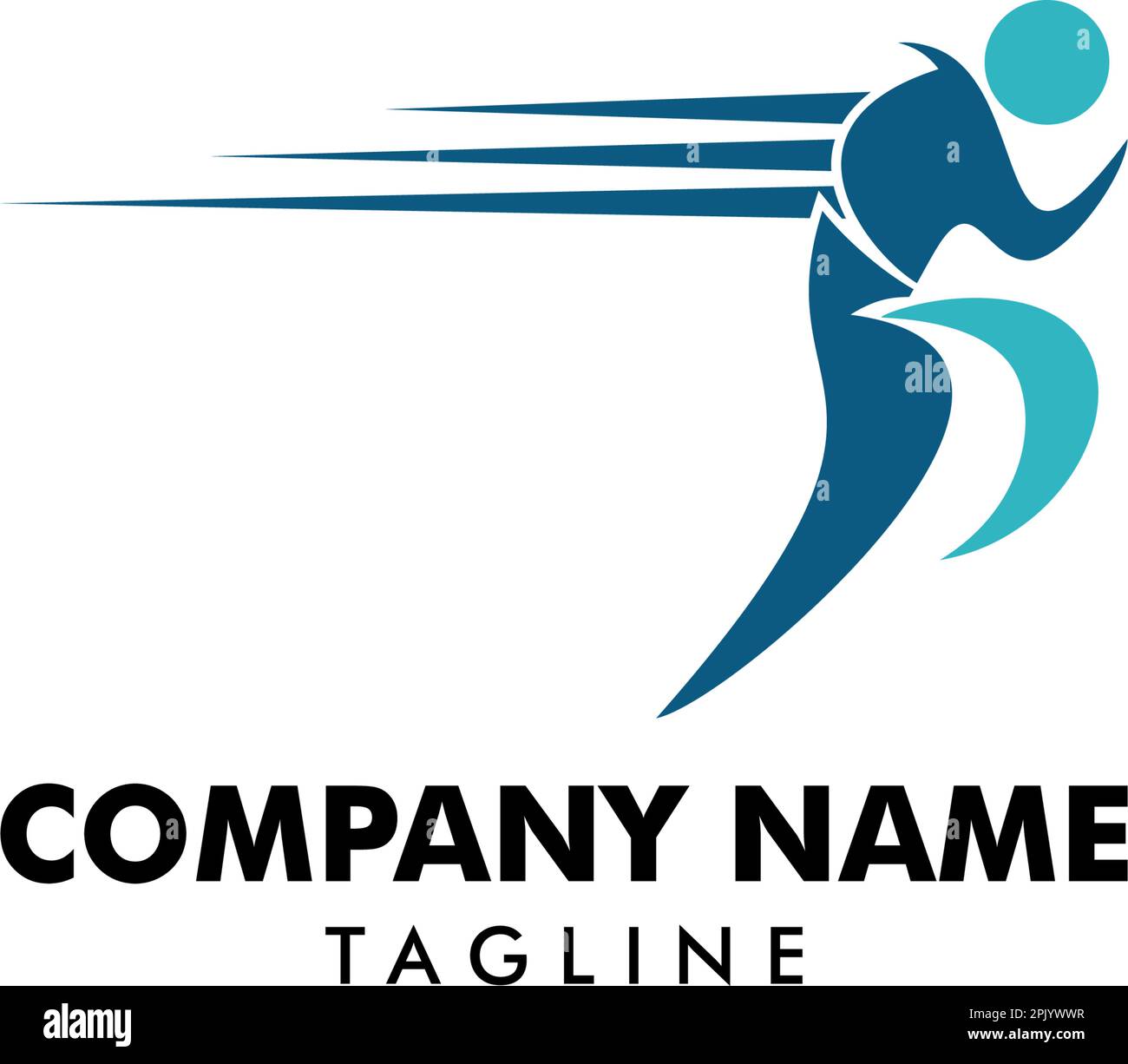 Human running vector logo character Stock Vector Image & Art - Alamy