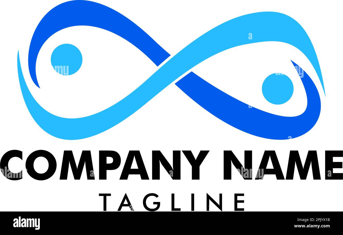 Infinity People Logo Design Template Stock Vector Image & Art - Alamy