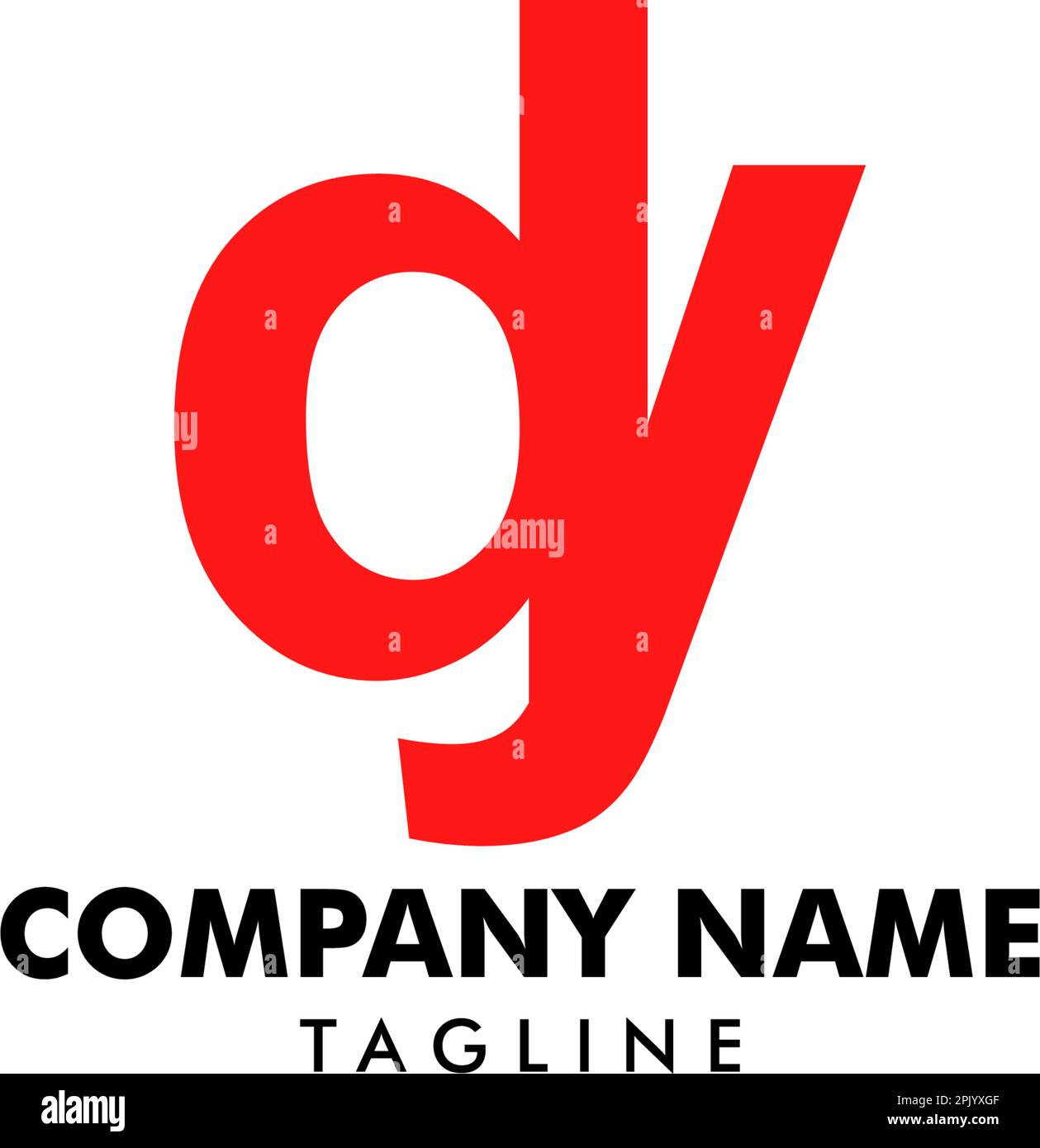 Initial Letter DY Logo Template Design Stock Vector Image & Art - Alamy