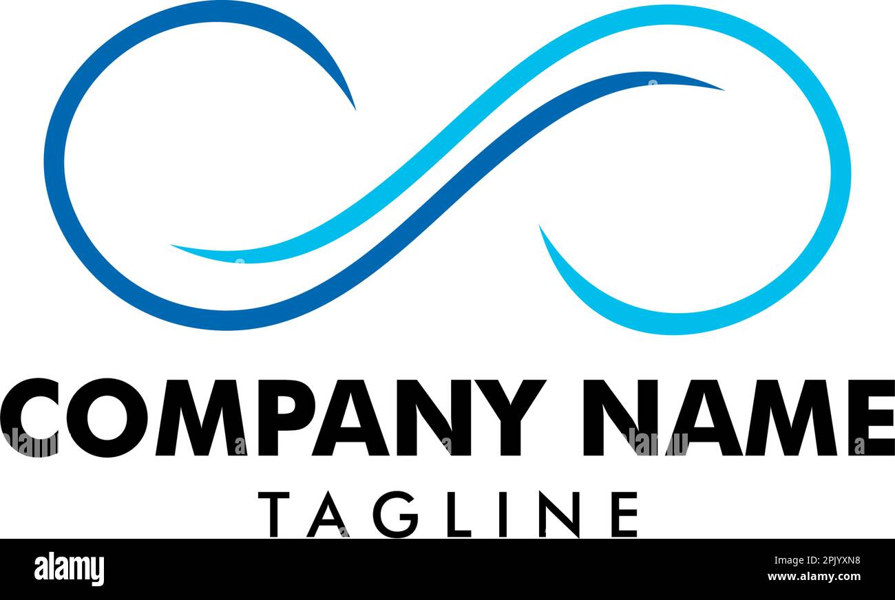 Infinity Symbol Logo Design Vector Illustration Stock Vector Image ...