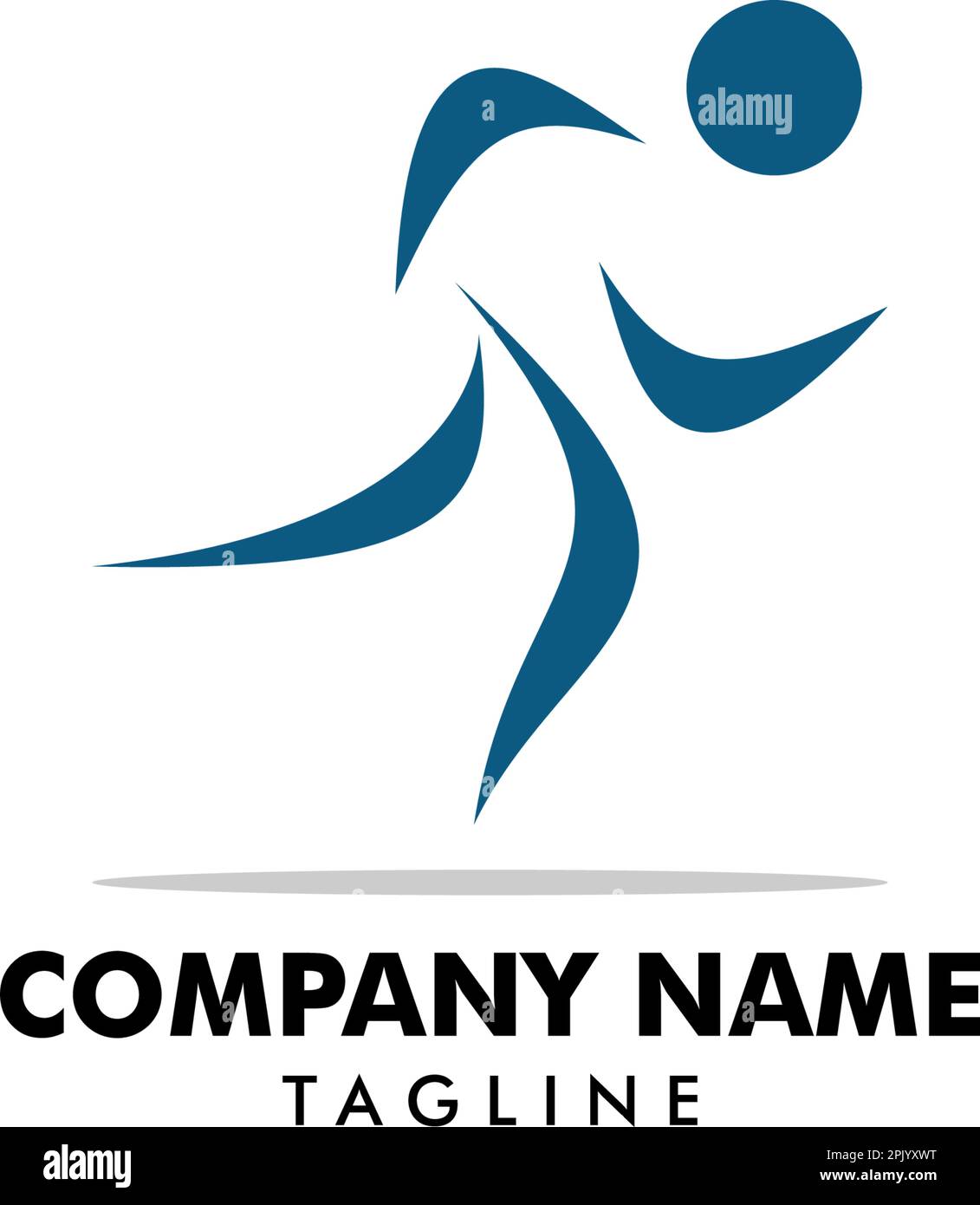 Human running vector logo character Stock Vector Image & Art - Alamy