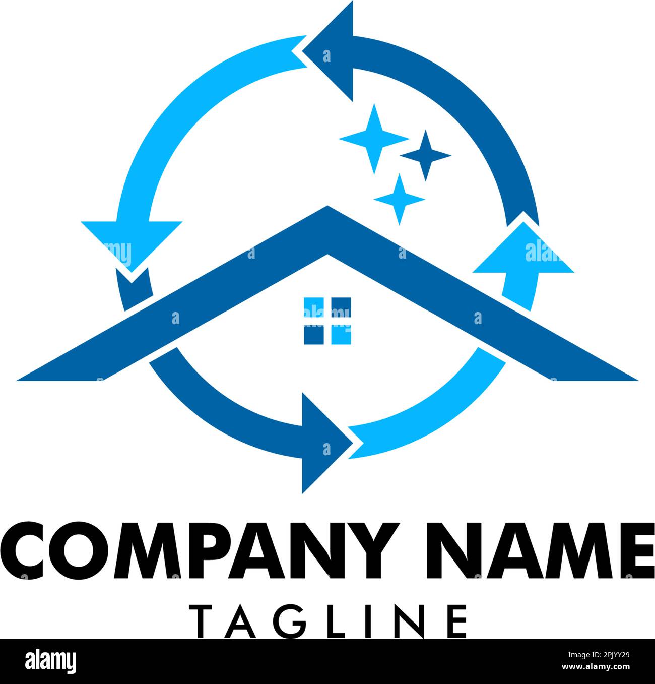 House Clean logo design template Stock Vector Image & Art - Alamy