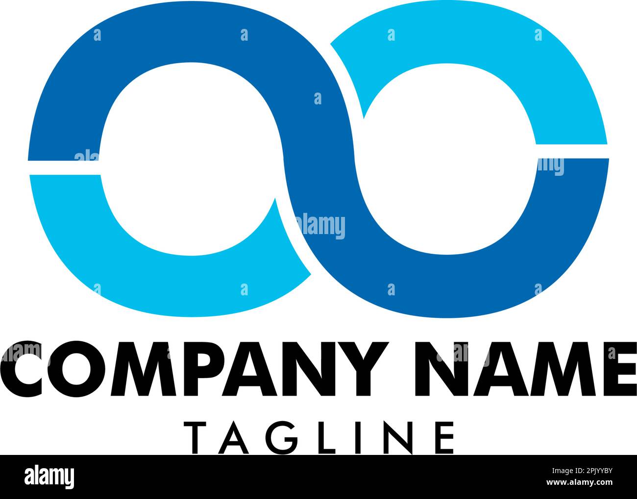 Infinity Symbol Logo Design Vector Illustration Stock Vector Image ...