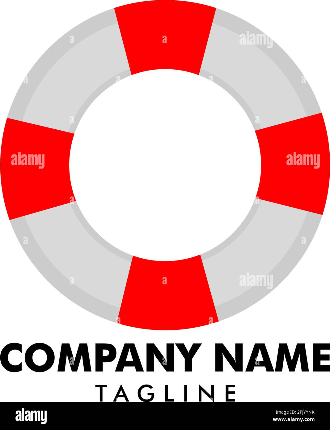 Floating Ring Creative Concept Logo Design Template Stock Vector Image ...