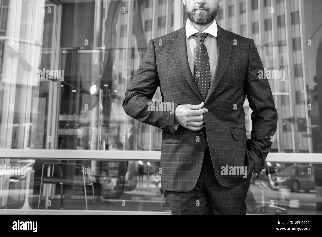 confident cropped boss. businessman in formal suit. business success ...