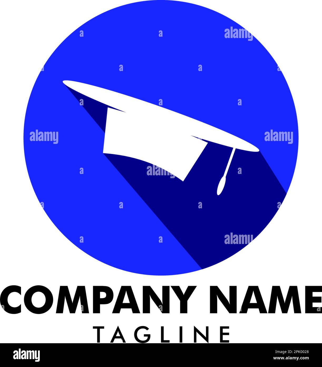 Graduation hat vector logo, Education logo Stock Vector Image & Art - Alamy