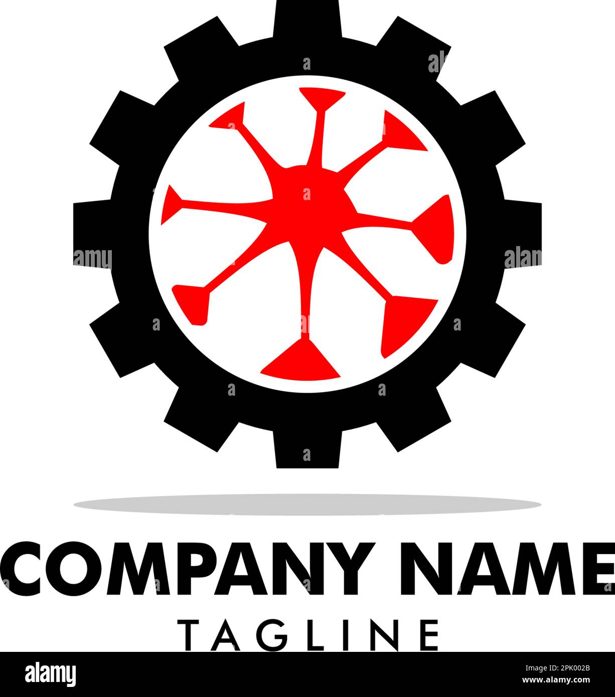 Gear icon logo vector Stock Vector Images - Alamy