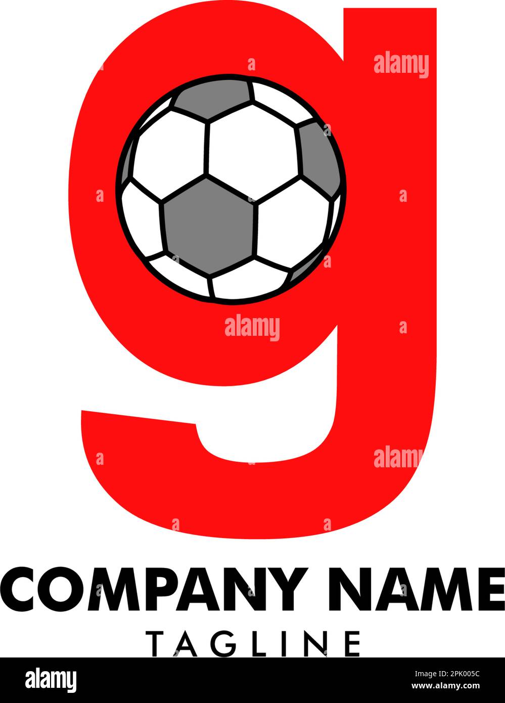 G letter logo, football ball logo design Stock Vector Image & Art - Alamy