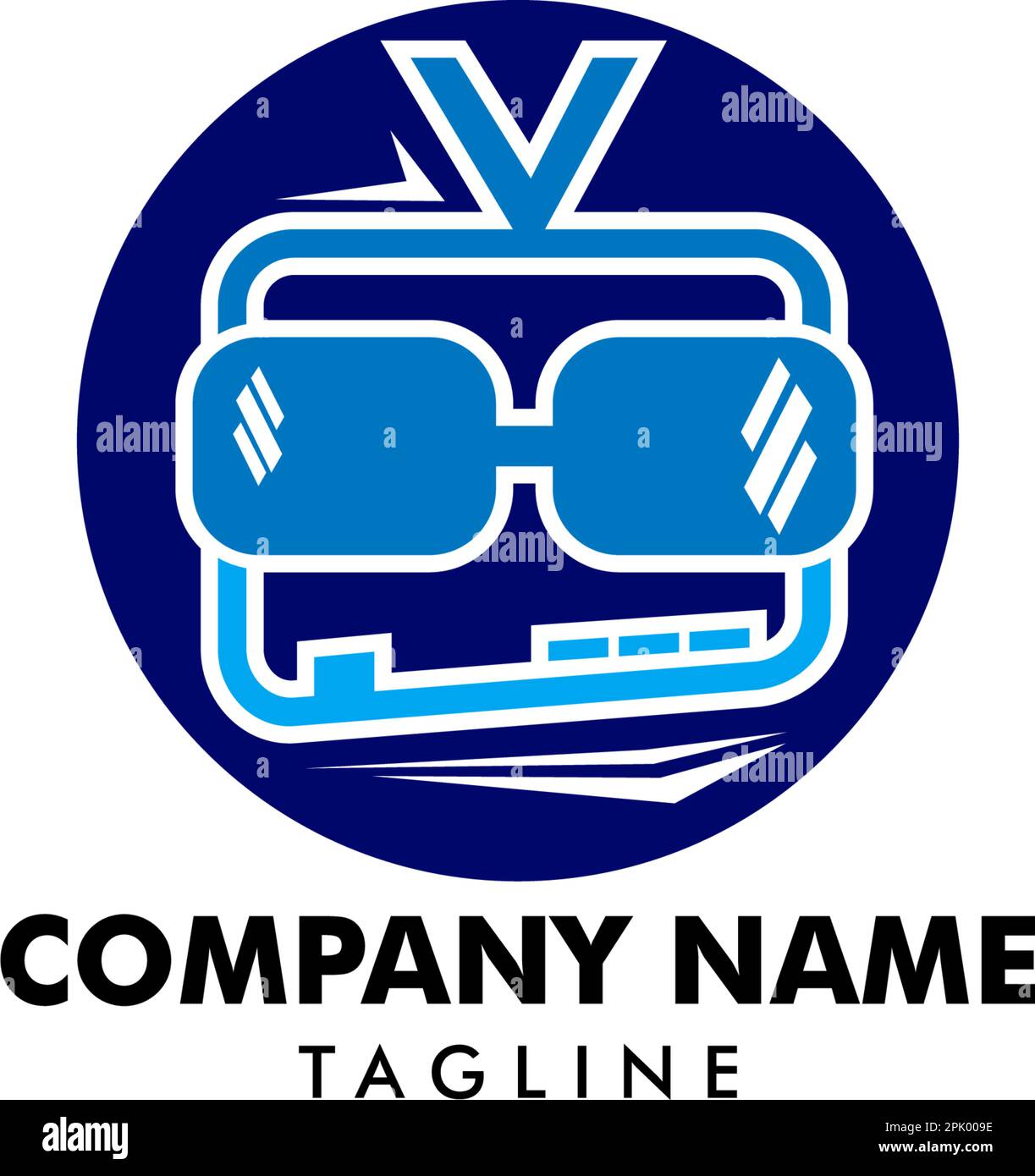 Geek Television Logo Template Design Vector, Geek TV Logo Template ...