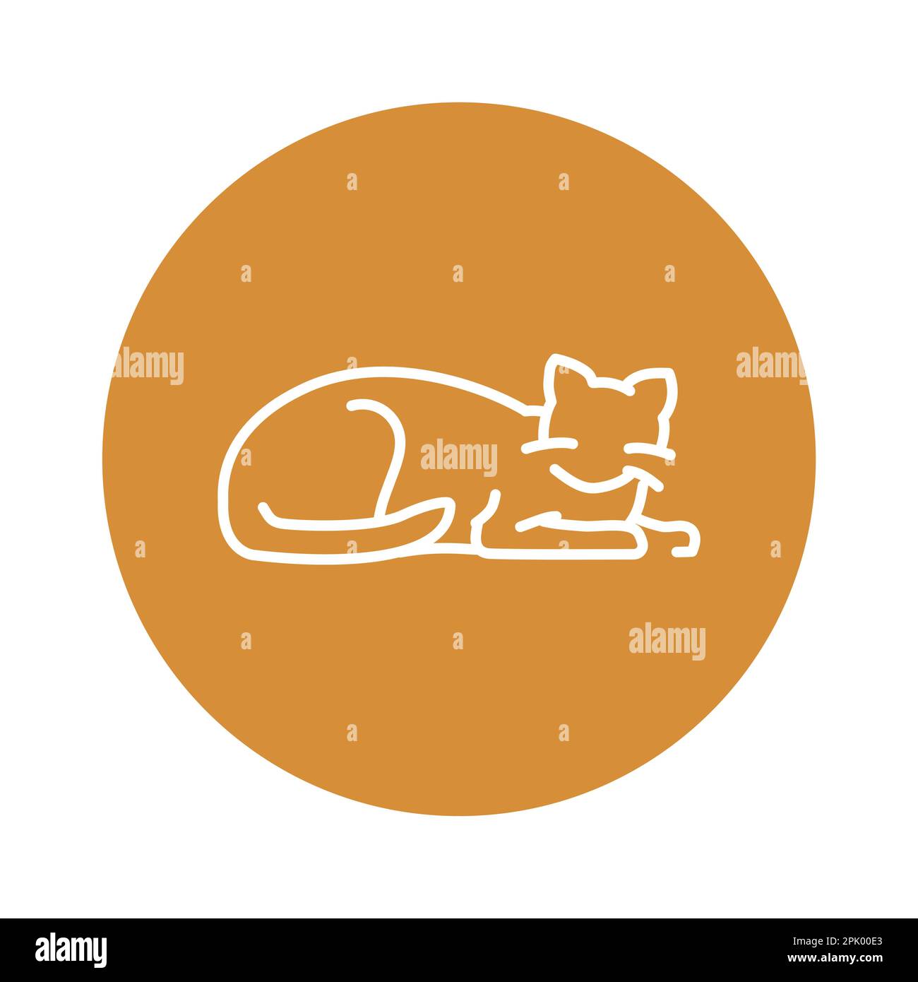 Cat lying back Stock Vector Images - Alamy